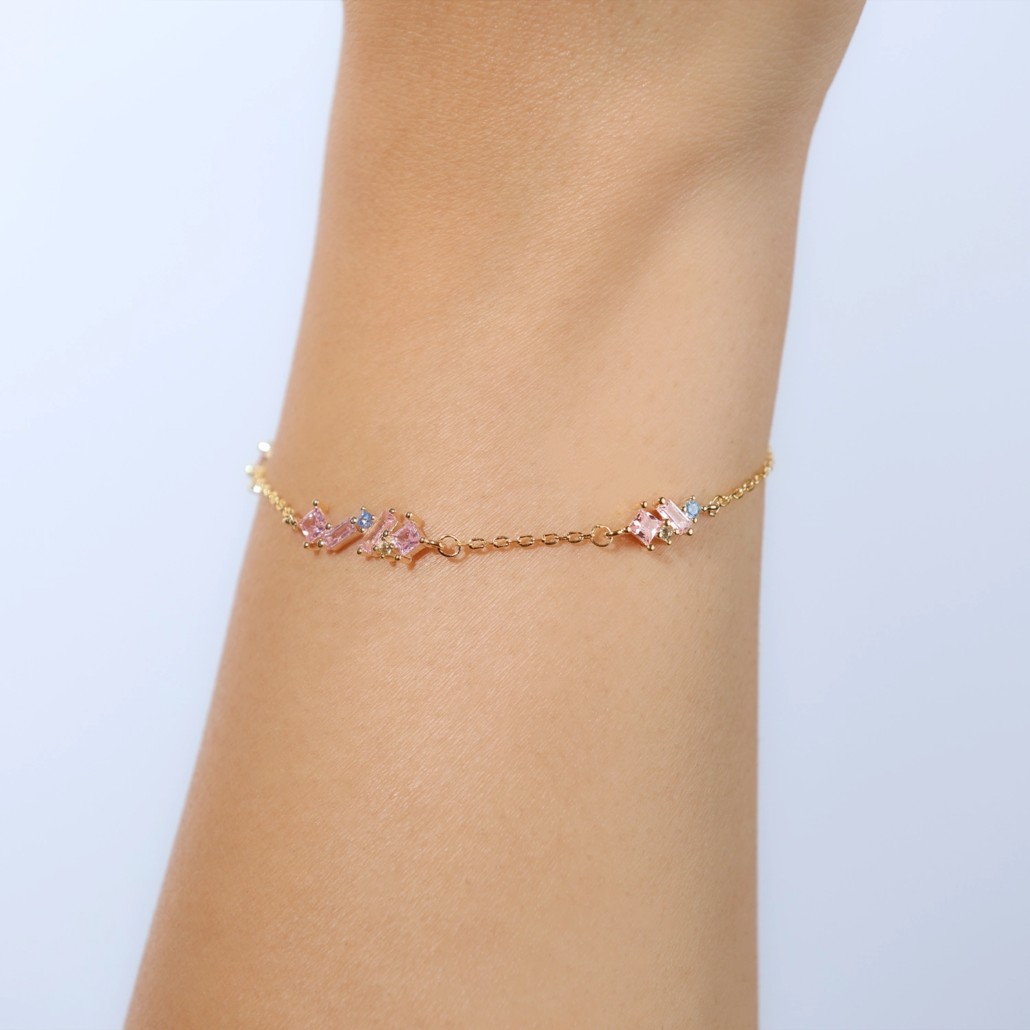 Goldy Tamara GoldPlated Silver Bracelet - JAWHR Silver