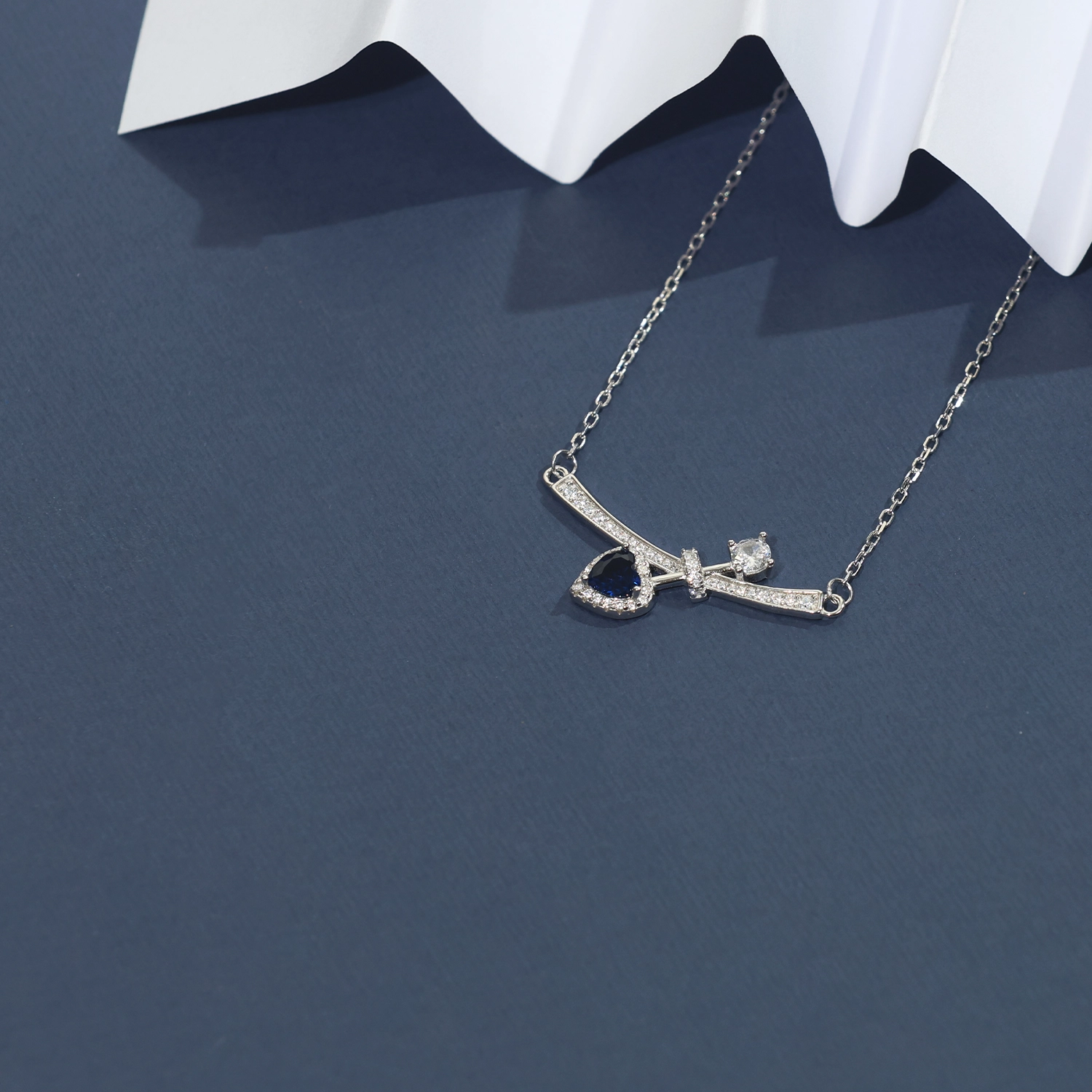Aqua Maya Silver Necklace – JAWHR Silver