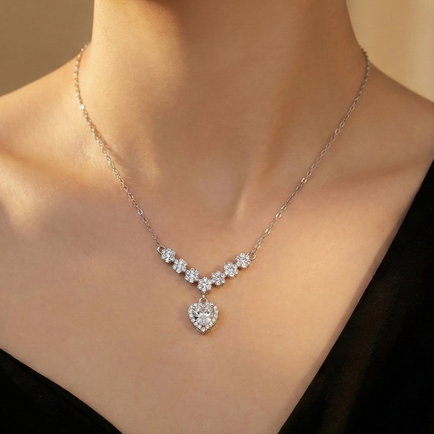 Malaky Silver Necklace - JAWHR Silver