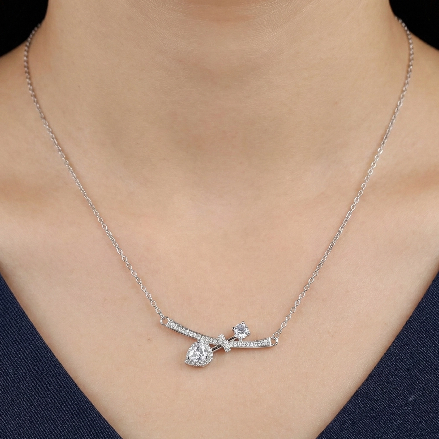 Maya Silver Necklace – JAWHR Silver