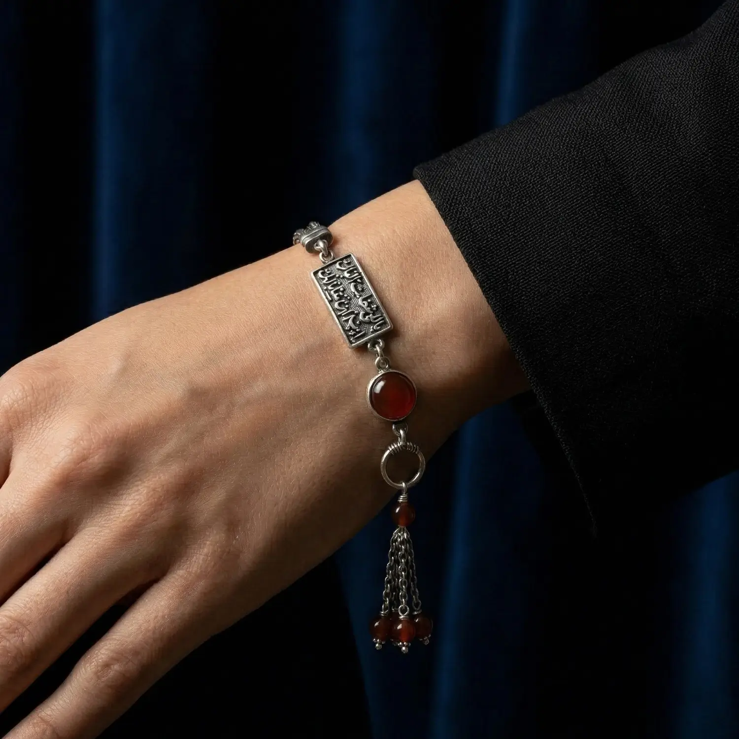 Dalal Arabic Silver Bracelet - JAWHR Silver